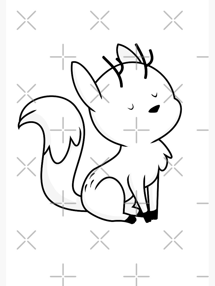 "Twig - Hilda - Deerfox" Poster by nubedetormenta | Redbubble