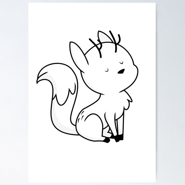 "Twig - Hilda - Deerfox" Poster by nubedetormenta | Redbubble