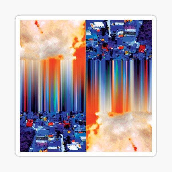 "Trippy City Streaks | Trippy | Psychedelic | Abstract " Sticker by ...