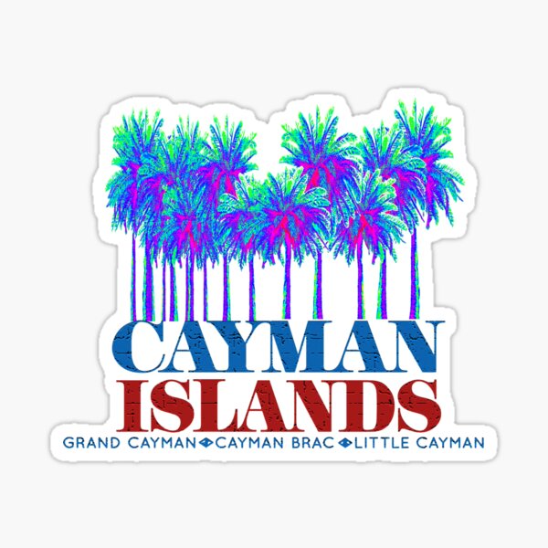 "CAYMAN SPLENDID" Sticker by wahine24 | Redbubble