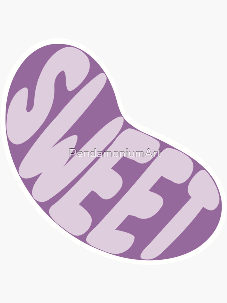 "Purple Sweet Bean" Sticker by PandamoniumArt | Redbubble