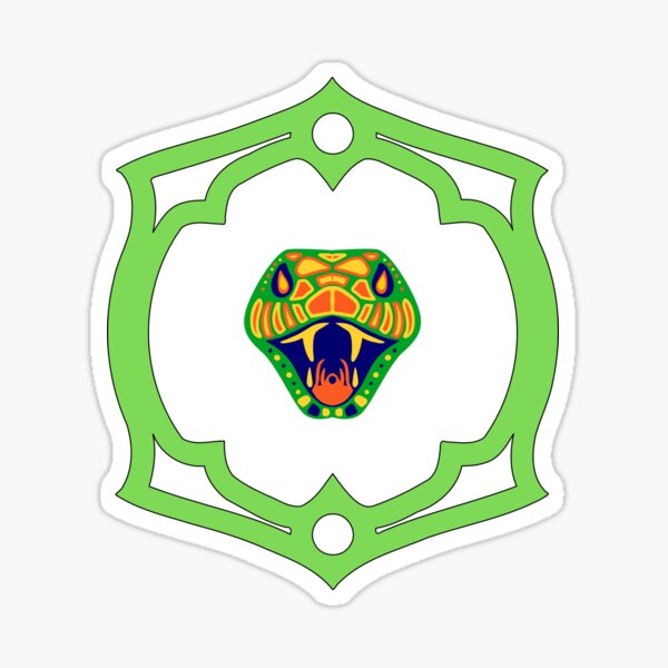 "Snake logo." Sticker by szecsilacika | Redbubble