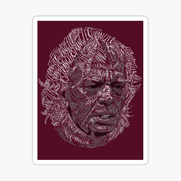 "Big Ronnie Greasy Strangler wordart" Sticker for Sale by maffikus ...