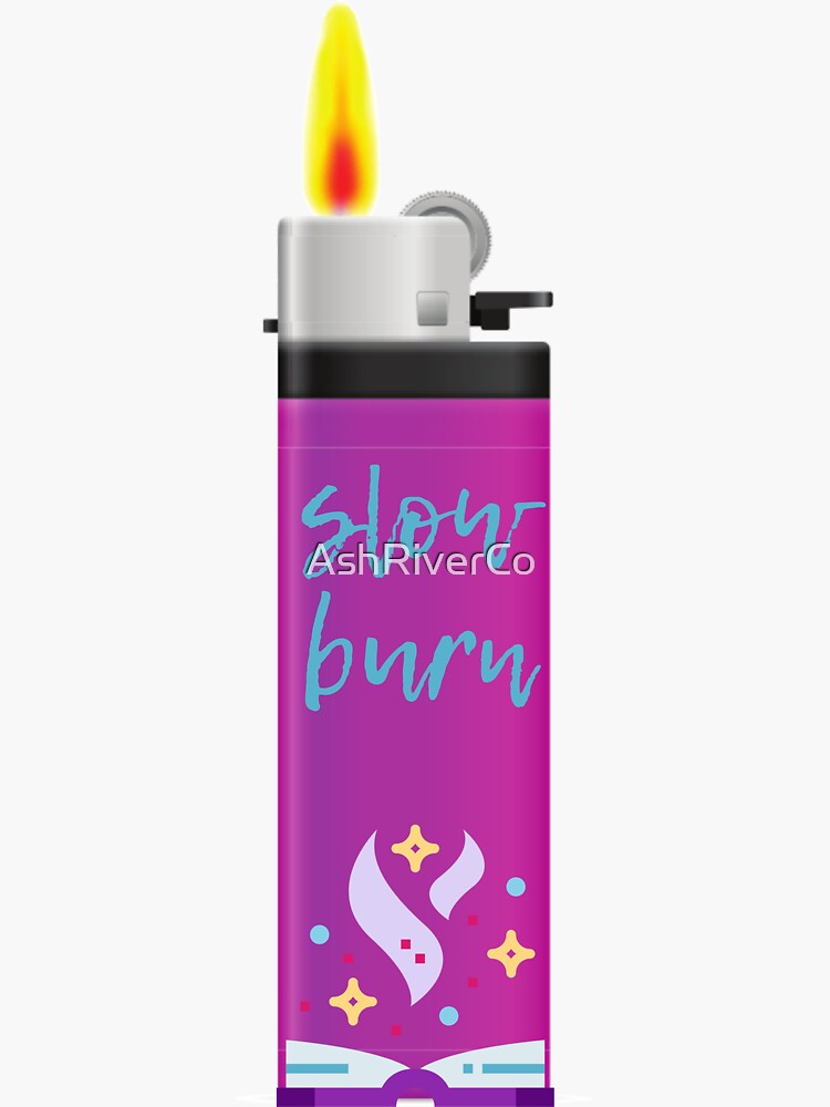 "Slow Burn, Slow Burn Sticker, Book Trope, Book Trope Sticker, Romance ...