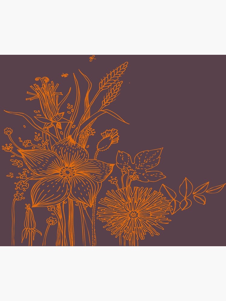 "AUTUMN FLOWER" Poster for Sale by SIMIOLON | Redbubble