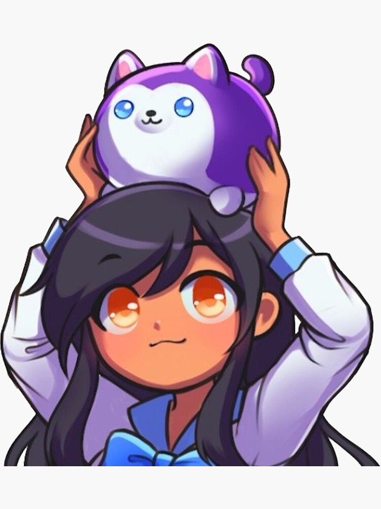 " cute aphmau cat" Sticker for Sale by HBzshop | Redbubble