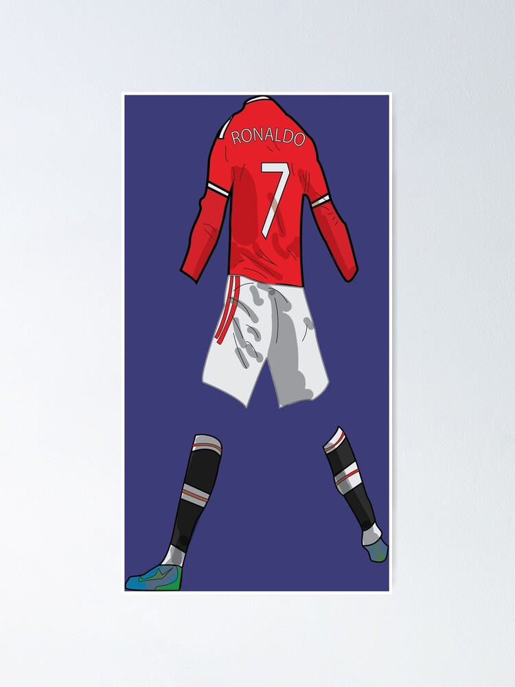 "Cristiano Ronaldo Manchester United Siu Celebration" Poster for Sale ...