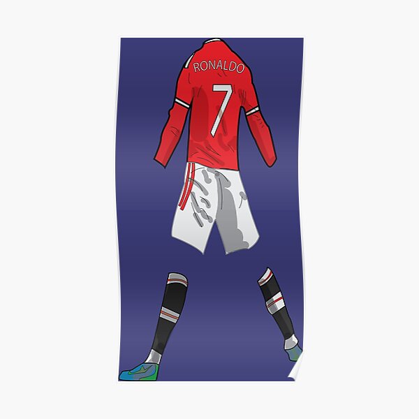 "Cristiano Ronaldo Manchester United Siu Celebration" Poster for Sale ...