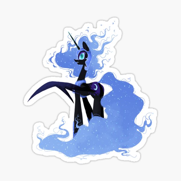 "Aragón Nightmare Moon Collab" Sticker for Sale by Missusmousse | Redbubble