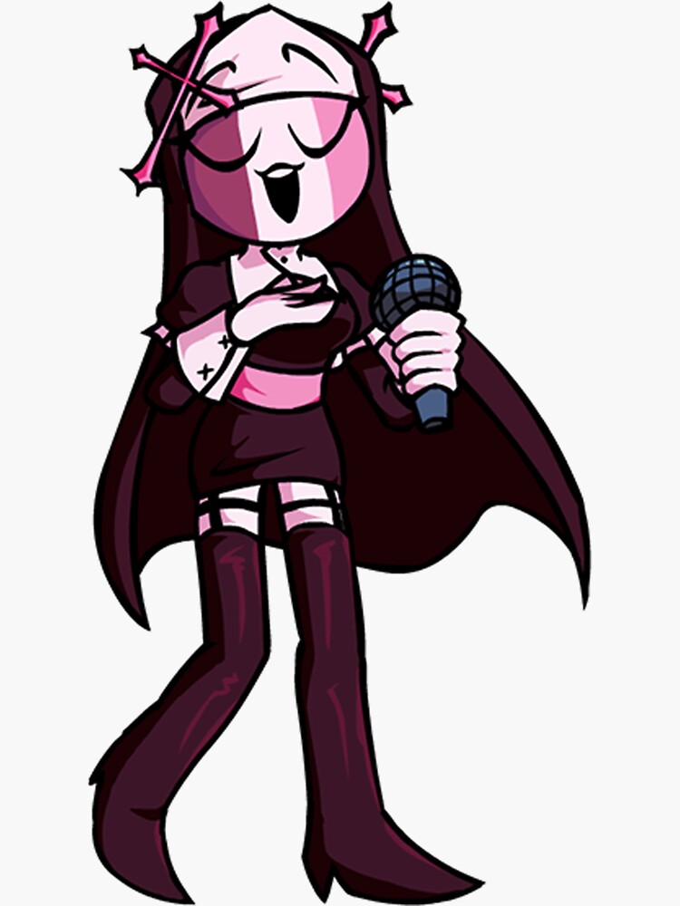 Pegatina «Sarvente remasterizado FNF Up Pose» de RocketG | Redbubble