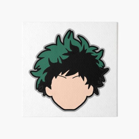 "Deku Stock Icon - My Hero Academia " Art Board Print by CarCarter ...