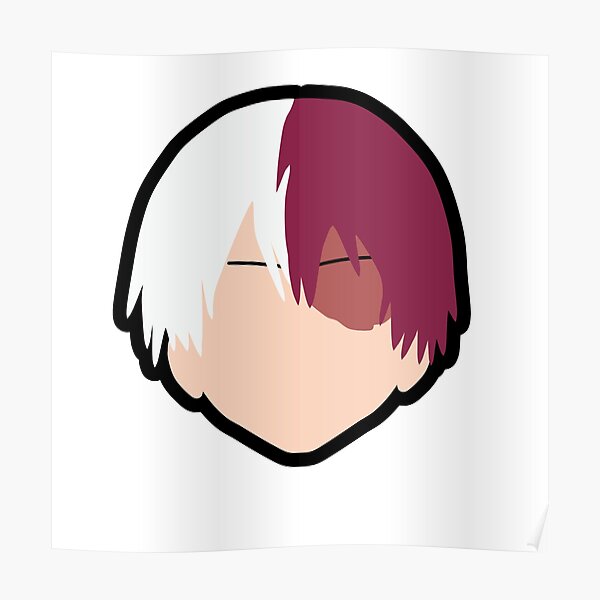 "Shoto Stock Icon - My Hero Academia " Poster for Sale by CarCarter ...