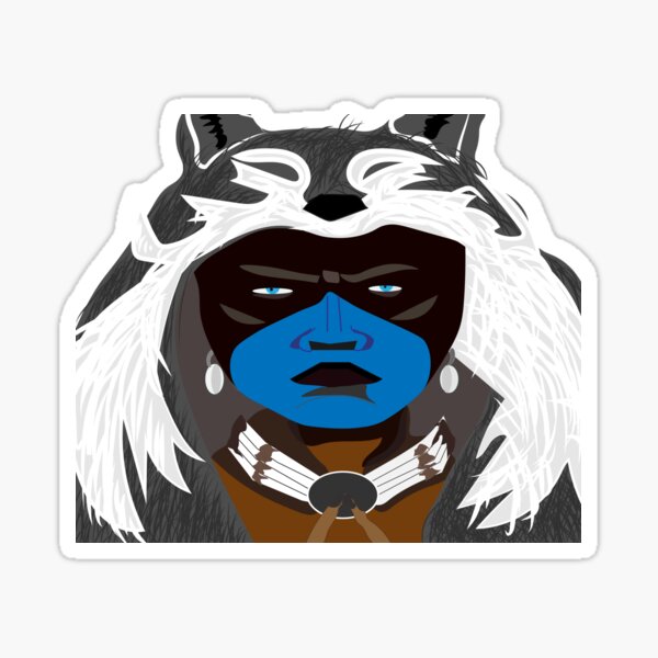 "Indigenous Apache Native" Sticker for Sale by jonatanjaen | Redbubble