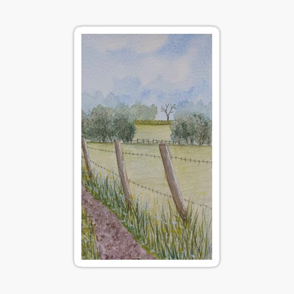 "English Countryside" Sticker by ArtyMum1 | Redbubble