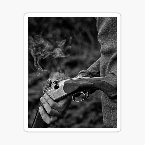 "Gun smoke" Sticker by gdnuk | Redbubble