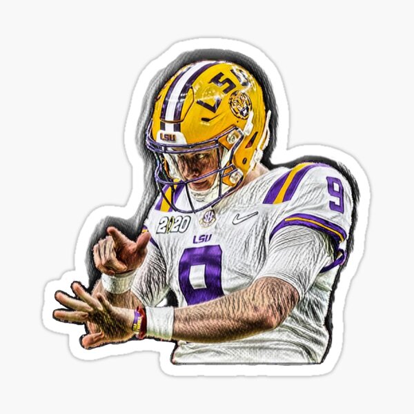 "Joe Burrow" Sticker by Designostic | Redbubble