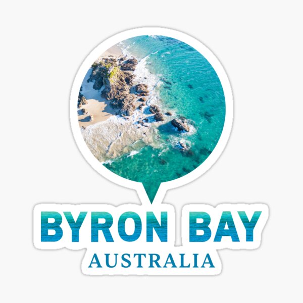 "Byron Bay, Australia" Sticker for Sale by artlaila | Redbubble