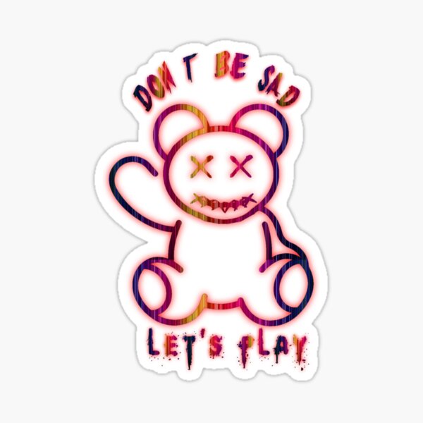"Sad bear" Sticker for Sale by SofyanBasir | Redbubble