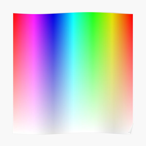 "Rainbow Fade" Poster by arealprincess | Redbubble