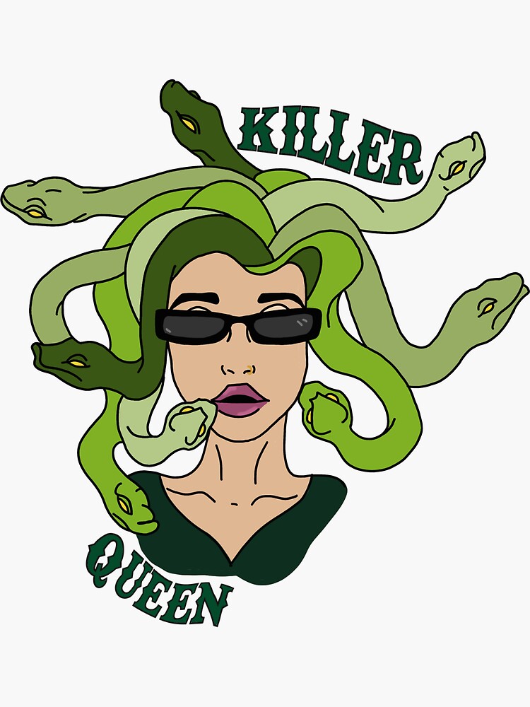 "Killer Queen" Sticker by maddycd610 | Redbubble