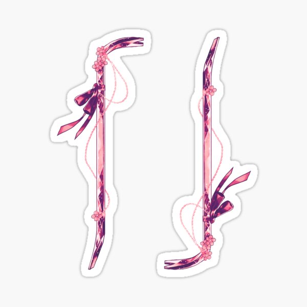 "Crowbar Magic | kawaii pink unexpected magical girl tool" Sticker by ...