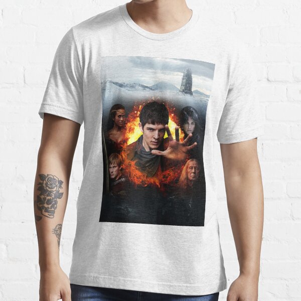 "Merlin Cast - Season 5" T-shirt for Sale by mylollyjar | Redbubble ...