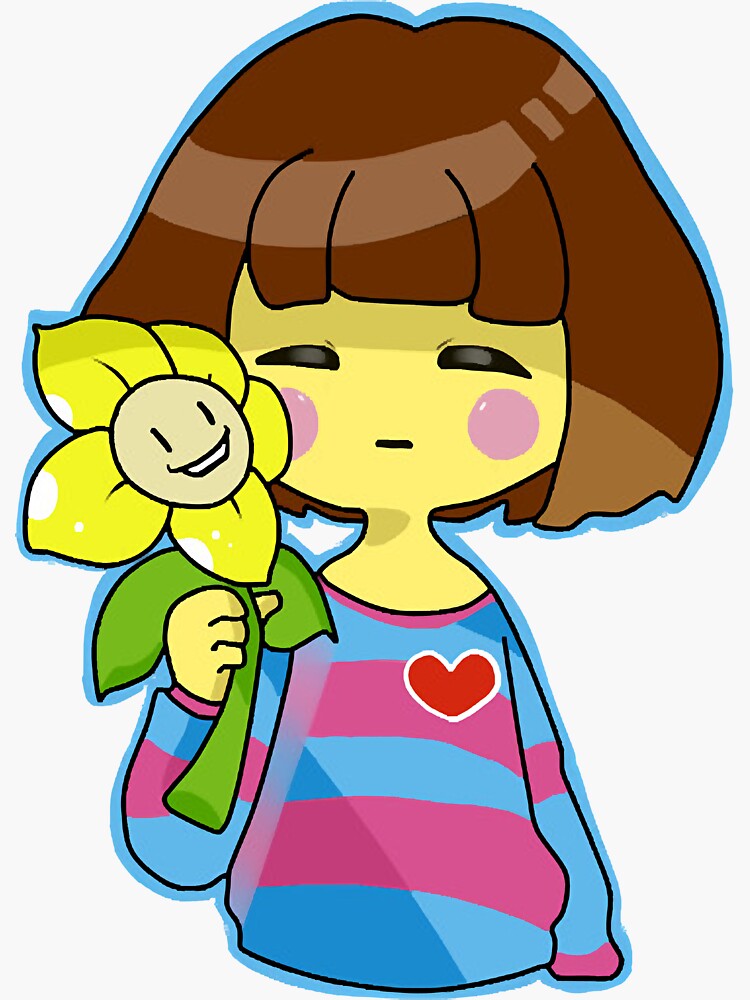 "Frisk Undertale " Sticker for Sale by Wgqecpywm | Redbubble