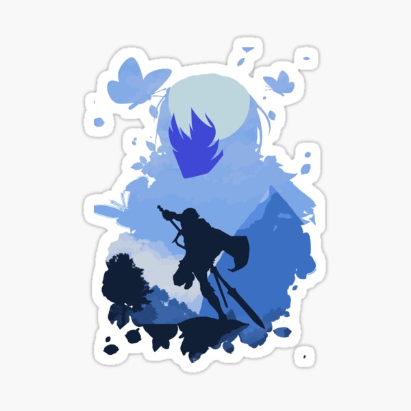 "Dimitri anime character vintage poster" Sticker for Sale by ...