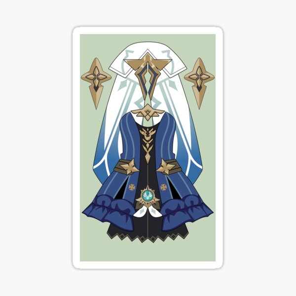 "Sucrose Genshin Impact" Sticker by hikaruweebs | Redbubble