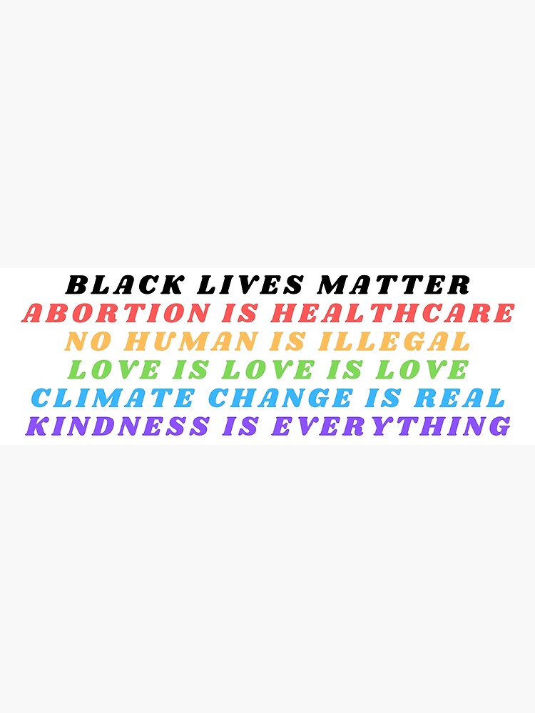 "human rights bumper sticker" Poster for Sale by alanxshby | Redbubble