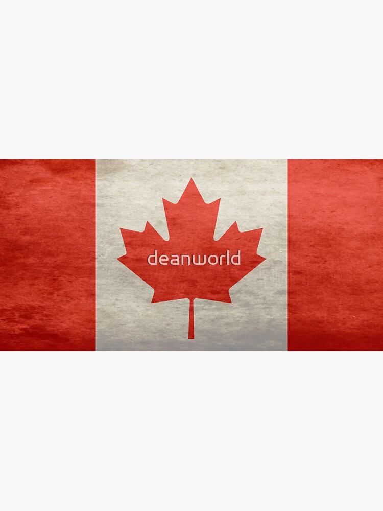 "Distressed Canadian Flag" Sticker for Sale by deanworld | Redbubble