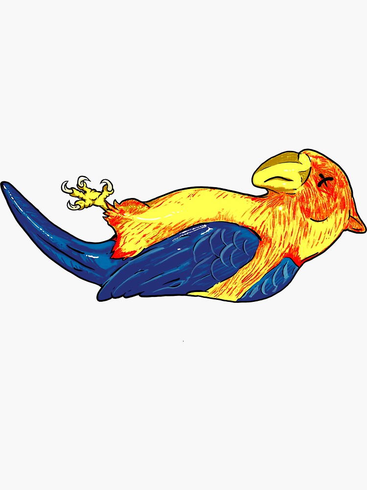 "RIP Dirty Bird" Sticker by whskyrcksktchn | Redbubble