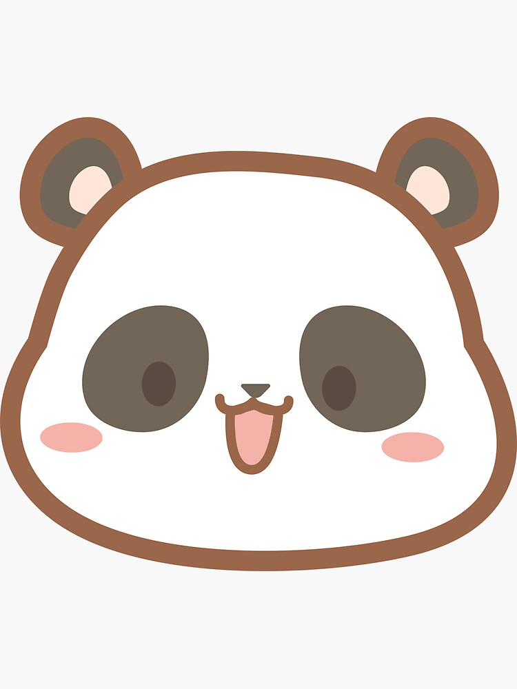 "cute panda chibi" Sticker for Sale by Orenjineko | Redbubble