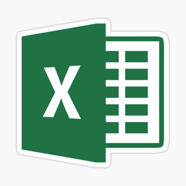 "excel " Sticker for Sale by Willy-UK | Redbubble