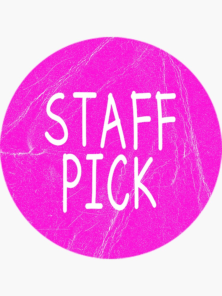 "Staff Pick Retro VHS Sticker" Sticker for Sale by wildeyemovies ...