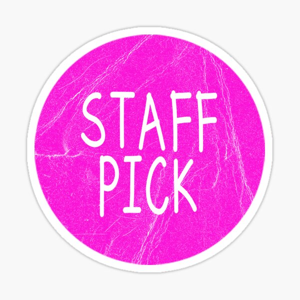 "Staff Pick Retro VHS Sticker" Sticker for Sale by wildeyemovies ...