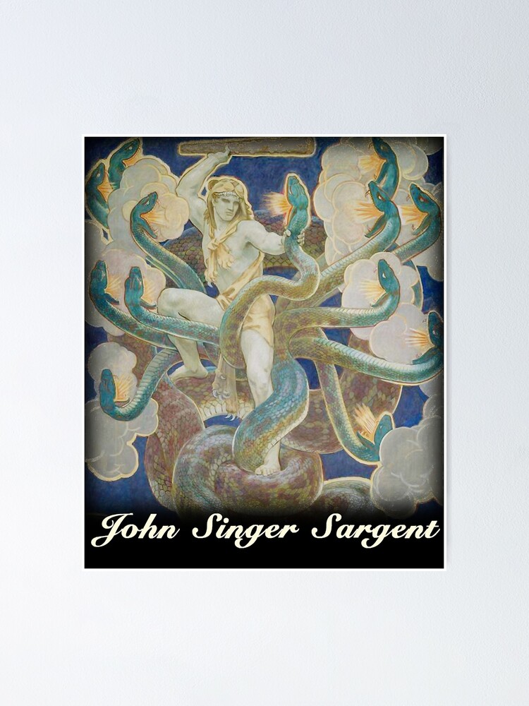 "Great Model John Singer Sargent Hercules Fights The Hydra Awesome For ...