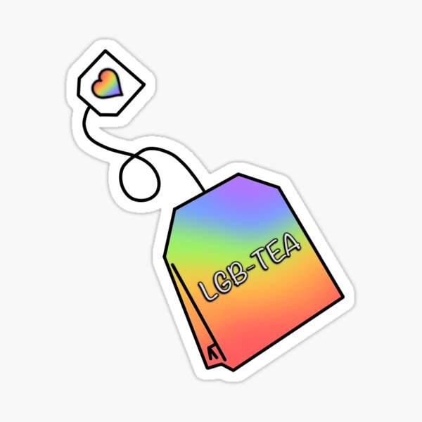 "LGB-TEA" Sticker by lizardwizard70 | Redbubble