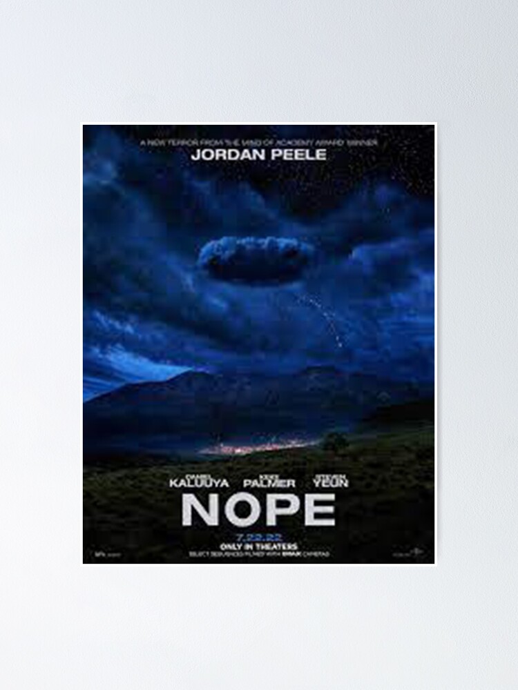 "Nope Poster" Poster for Sale by josephmurph | Redbubble
