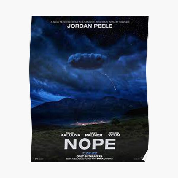 "Nope Poster" Poster for Sale by josephmurph | Redbubble