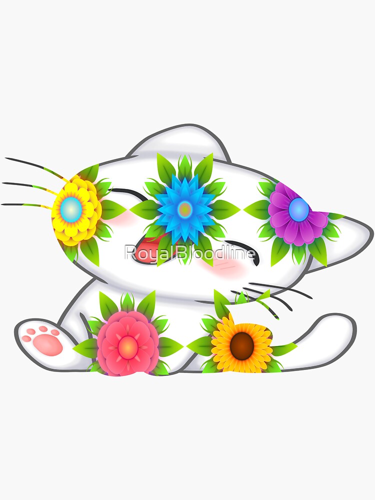 "You are my sunshine cat sunflower-Personal cat Servant" Sticker for ...