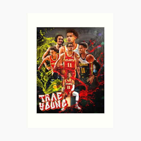"Trae Young" Art Print for Sale by heybeef88 | Redbubble