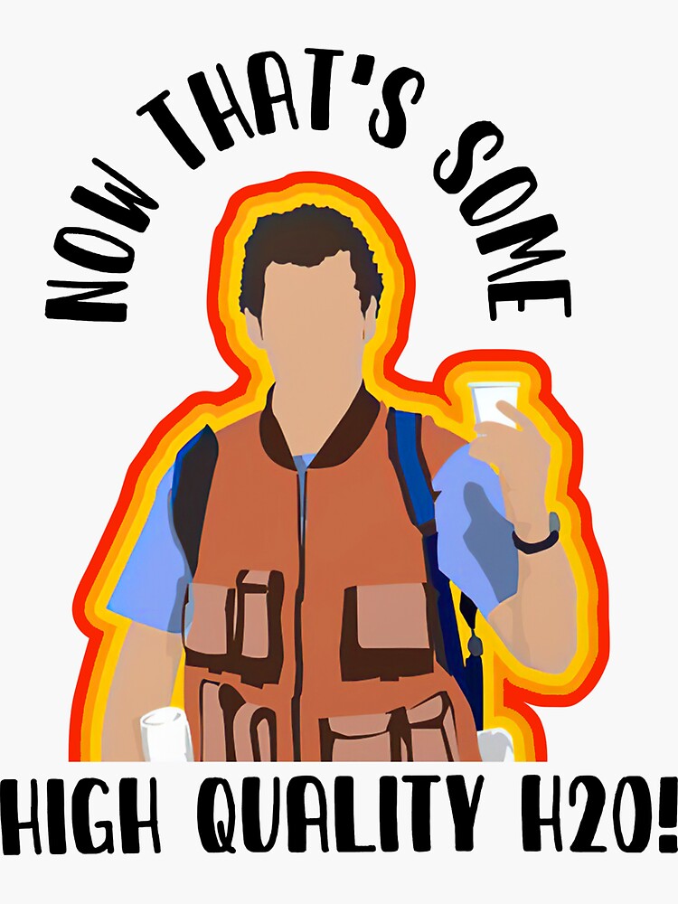 "High Quality H2O" Sticker for Sale by FloralGarden11 | Redbubble