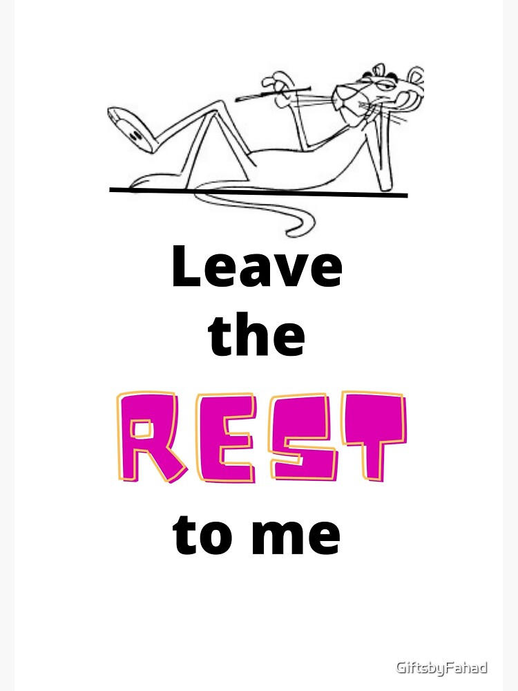 "Let me rest" Sticker by GiftsbyFahad | Redbubble