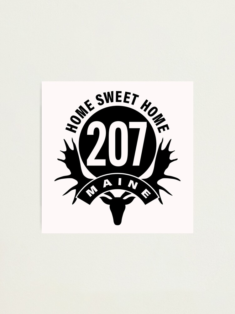 "Maine's original area code 207 "Home Sweet Home" T-Shirts & Products ...