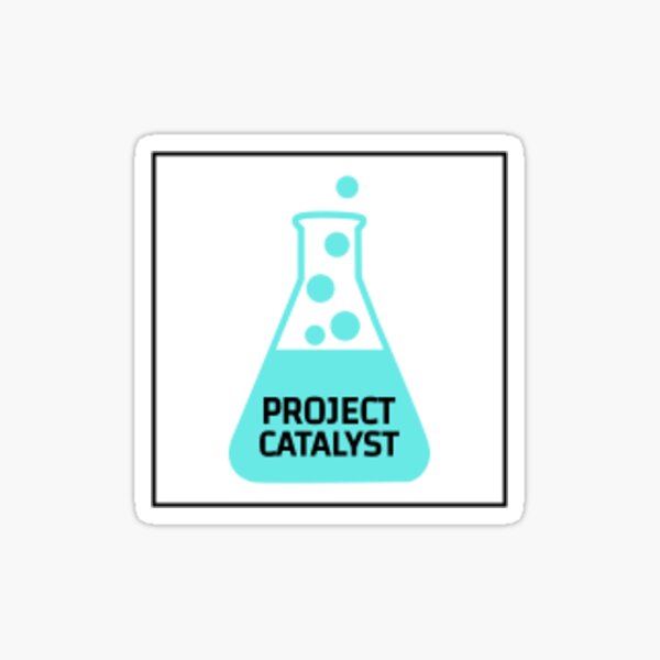"Project Catalyst Logo II" Sticker by ProjCatalyst | Redbubble