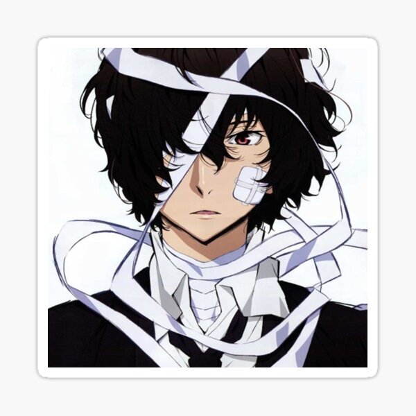 "Dazai Bungou Stray Anime" Sticker for Sale by Cinyoe | Redbubble