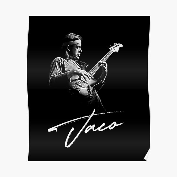 "Jaco Pastorius" Poster by AbbyKemmerlin | Redbubble