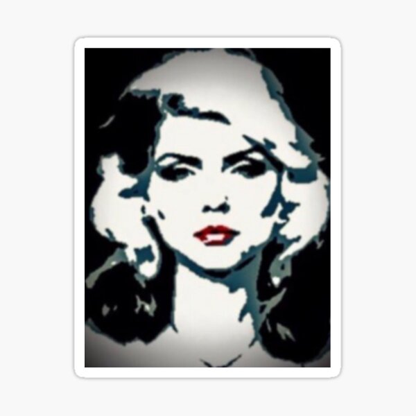 "Blondie Band" Sticker by jcoontuggle | Redbubble