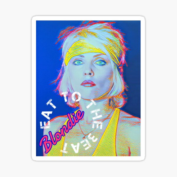 "Blondie Band" Sticker by jcoontuggle | Redbubble